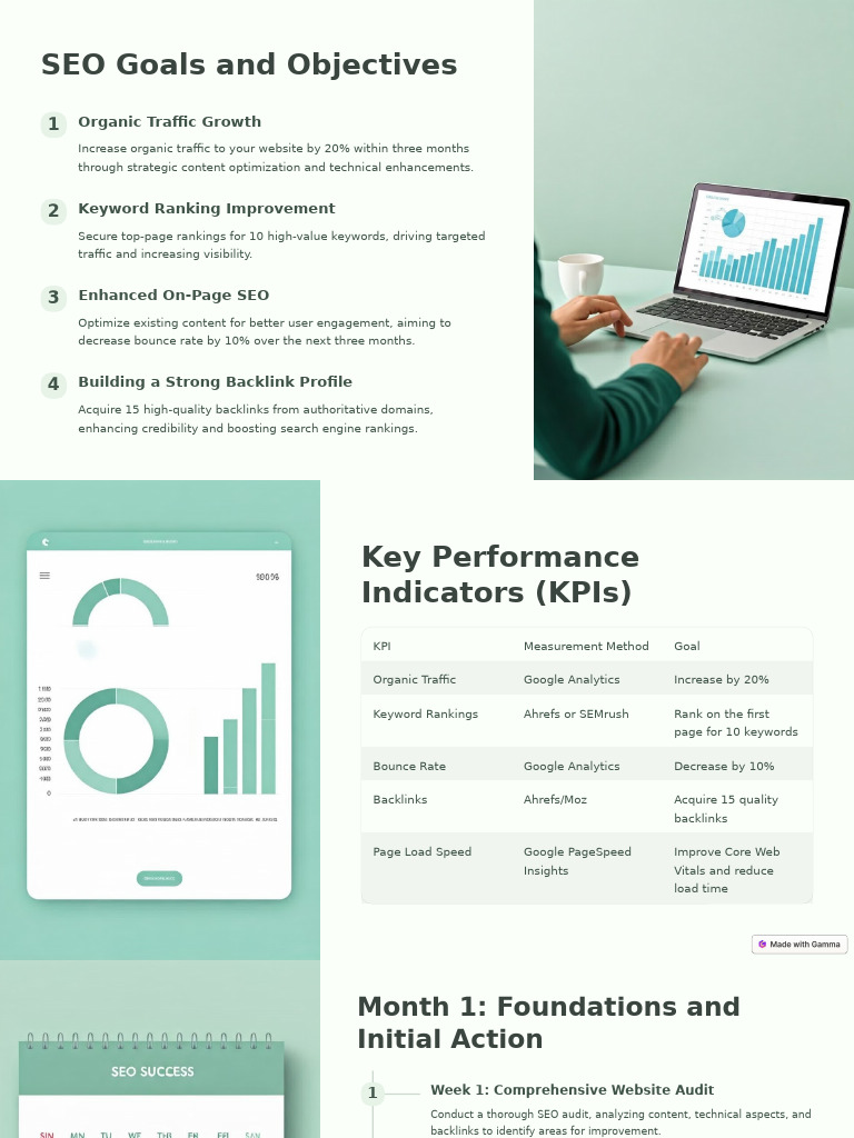 SEO Goals and Objectives | PDF | Search Engine Optimization ...