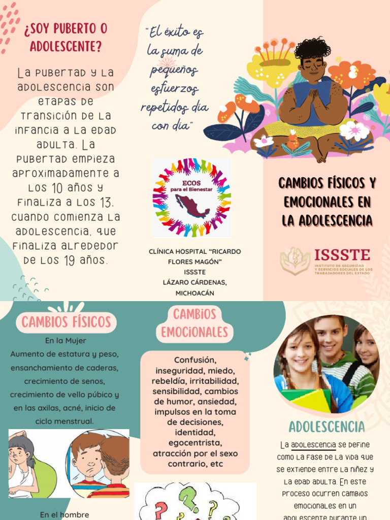 Cambios Fisicos y Emocionales en El Adolescente | PDF | Adolescencia ...