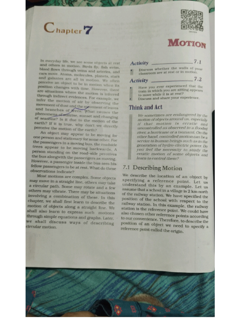 Class - 9 - Motion (1) q1 | PDF