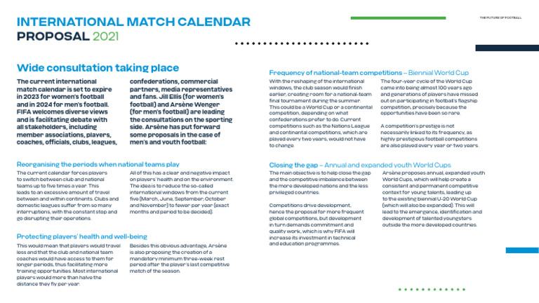 FIFA FOF One-Page Factsheet EN V2 04 | PDF | Association Football ...