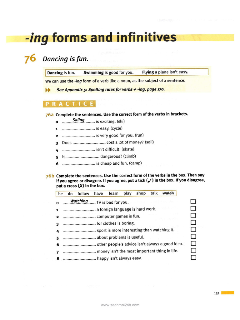 Check 15 - Gerunds & To-V | PDF