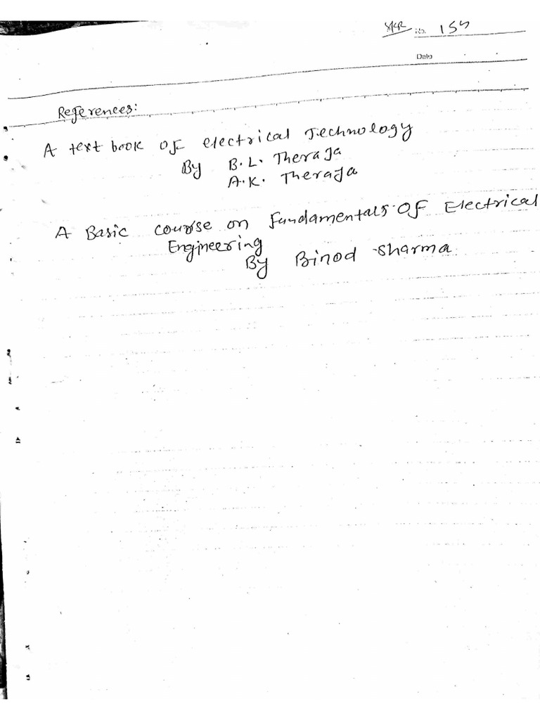 Basic Ele CH 1 Note PDF | PDF