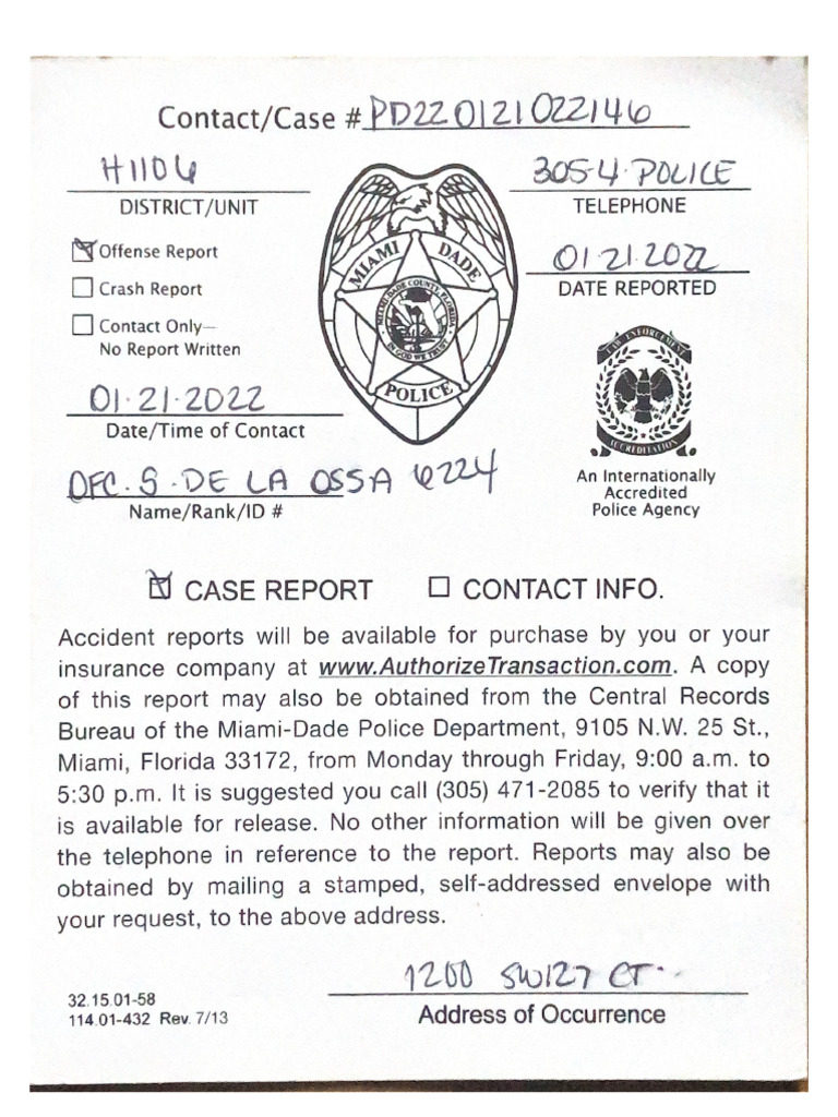 Open Police Report (Noel) | PDF
