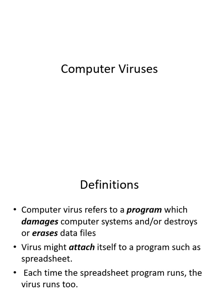 Computer Viruses | PDF | Computer Virus | Antivirus Software