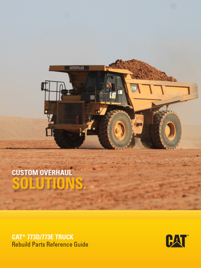 PEDJ0811 - 773D - 773E Truck - v2 | PDF | Engines | Land Vehicles