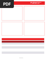AIRTEL Tariff Guide Poster A1 | PDF | Money | Financial Technology