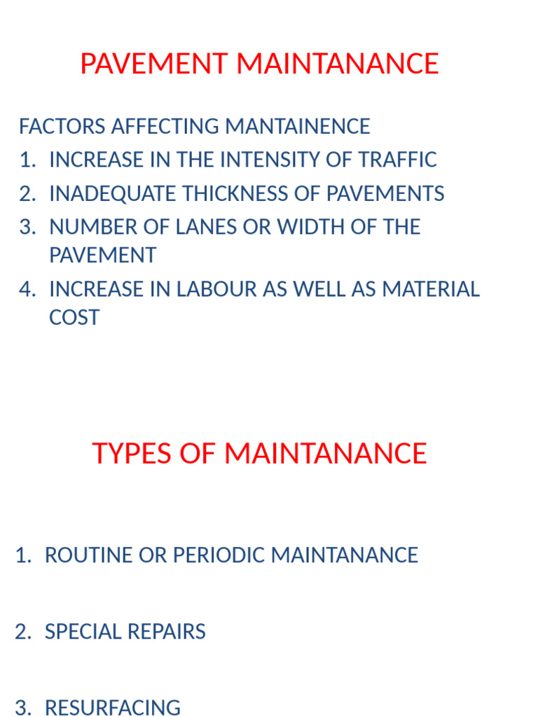 Essential Guide to Pavement Maintenance | PDF | Road Surface | Road