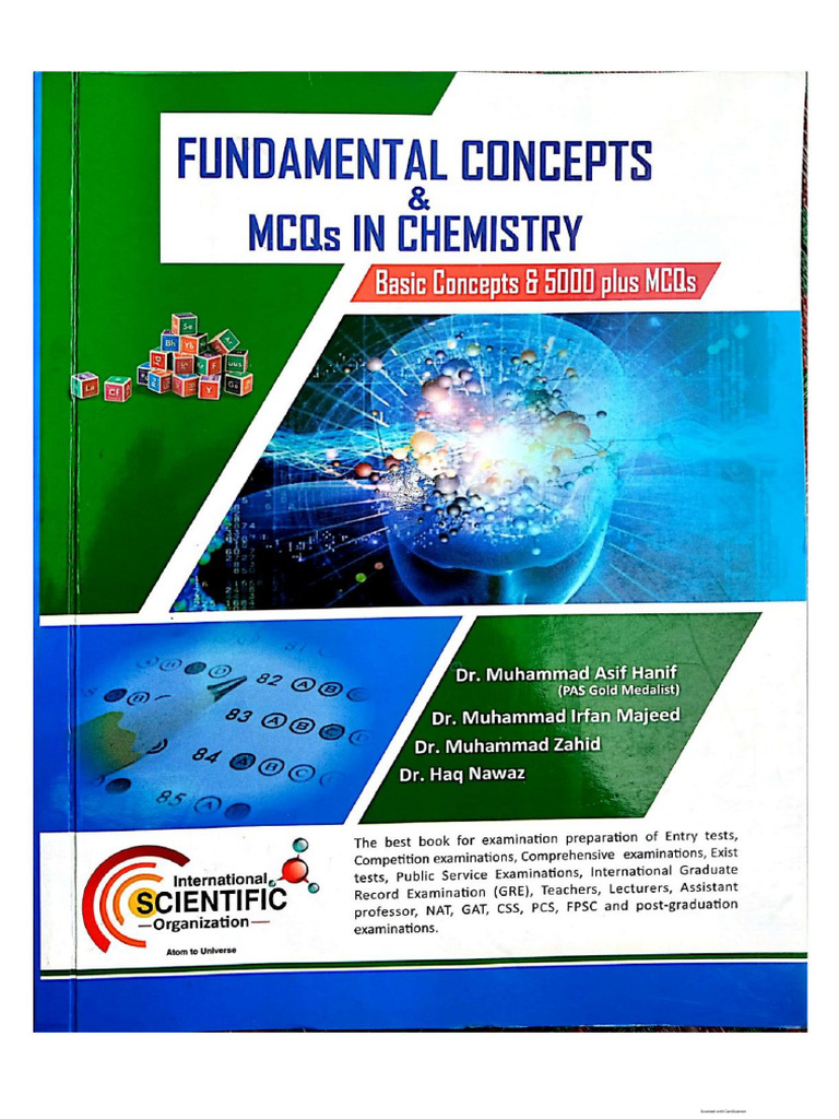 Fundamental Concepts & MCQs in Chemistry by DR Muhammad Asif Hanif | PDF