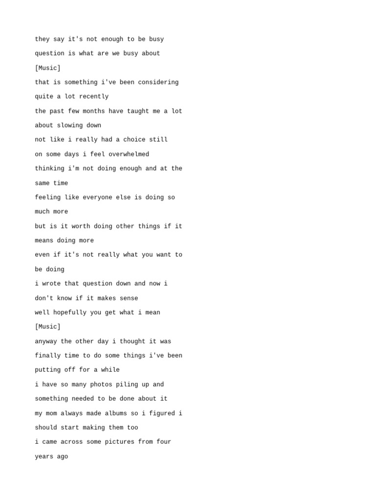 The Art of Slowing Down | PDF