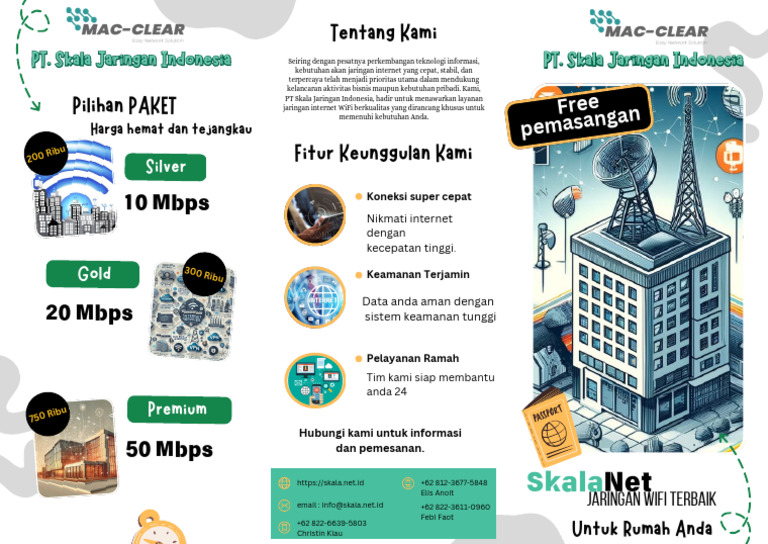 Layanan Internet WiFi Cepat dan Terpercaya | PDF