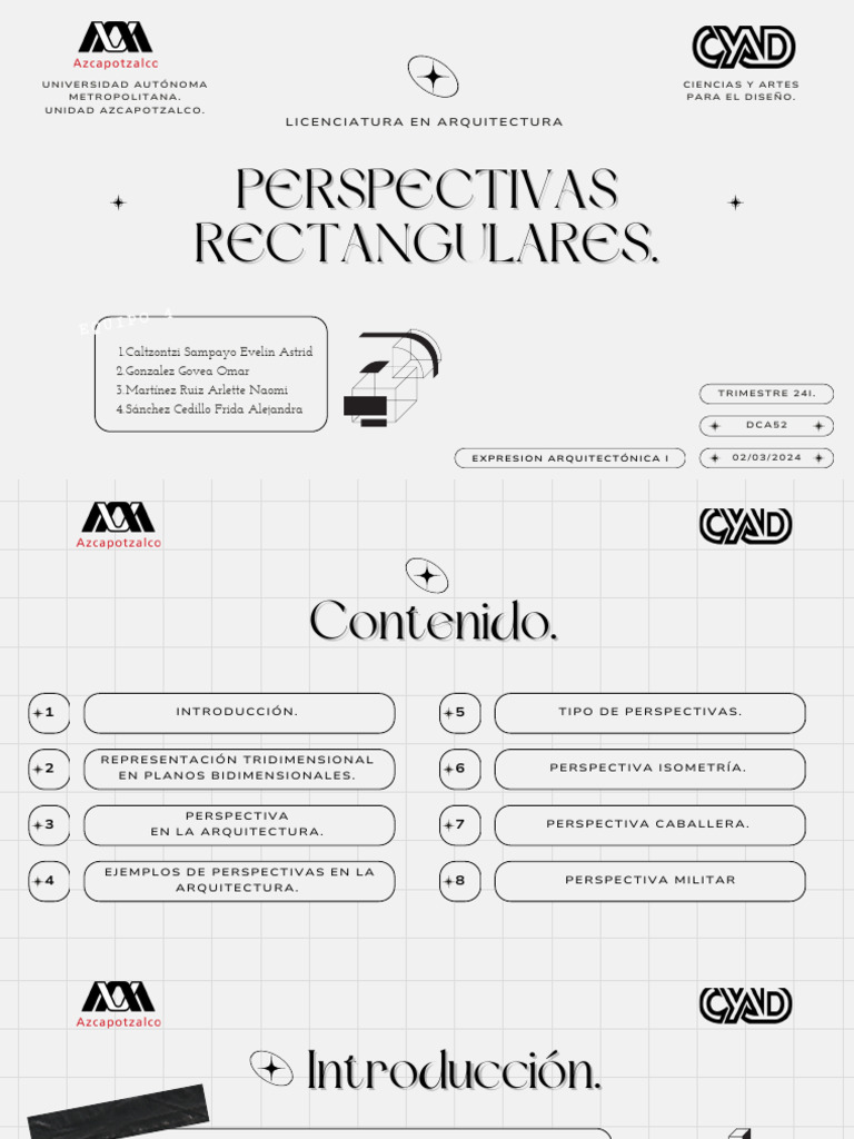 3-Expo. Expresión Arquitectónica | PDF | Perspectiva (Gráfica) | Geometría