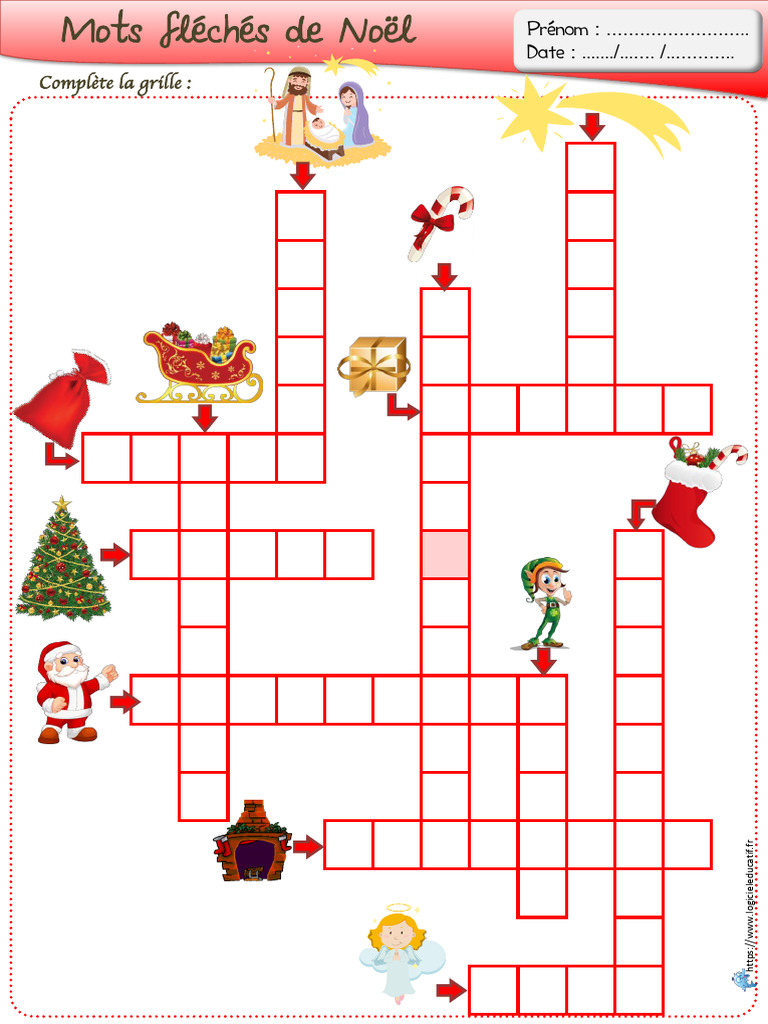 Points A Noel Mots Flchs