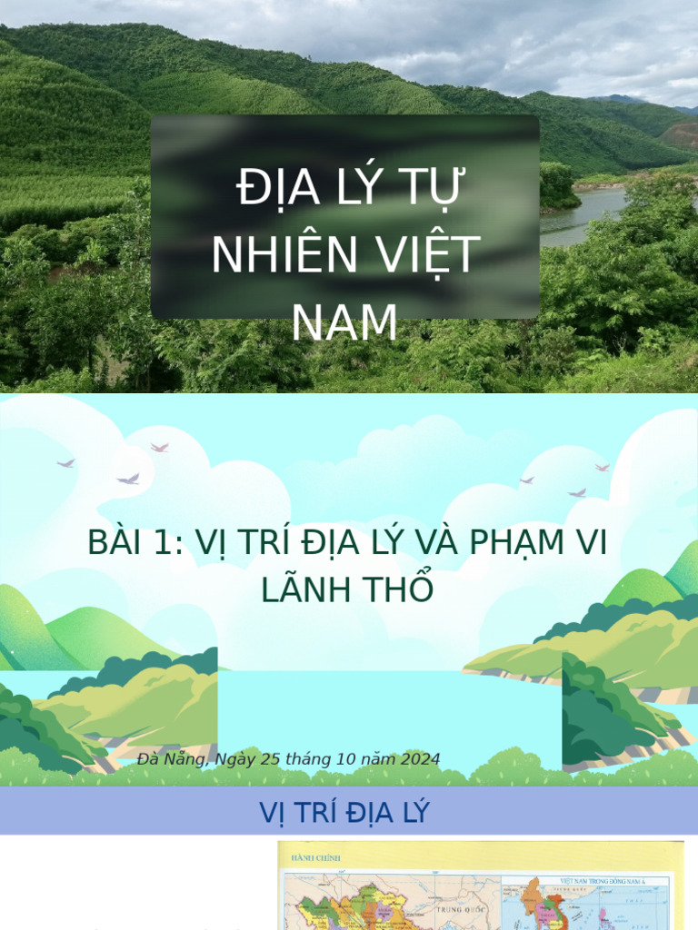 Vị Trí Địa Lý Và Phạm Vi Lãnh Thổ Việt Nam | PDF