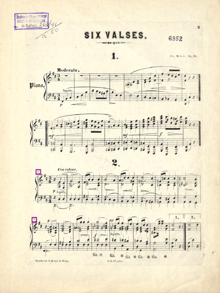 Karol Mikuli - 6 Walców Op. 18 A | PDF