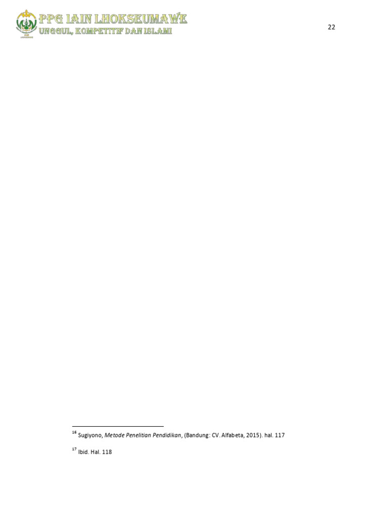 4.1 Bab 3 Metodologi Penelitian Isi - 115520-Compressed | PDF