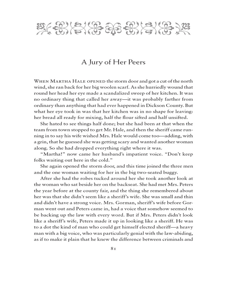 Her America A Jury of Her Peers and Other Stories - (A Jury of Her ...