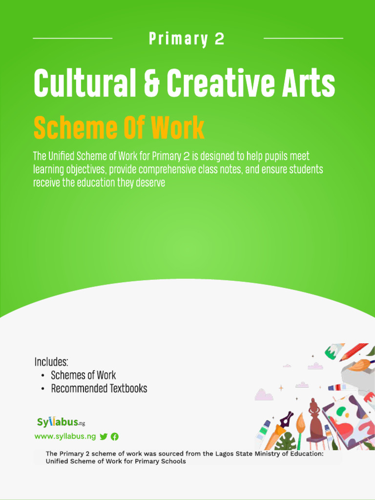 Primary 2 CCA Scheme of Work | PDF | Clef | Classroom