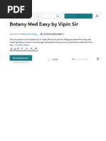 Botany Med Easy by Vipin Sir | PDF