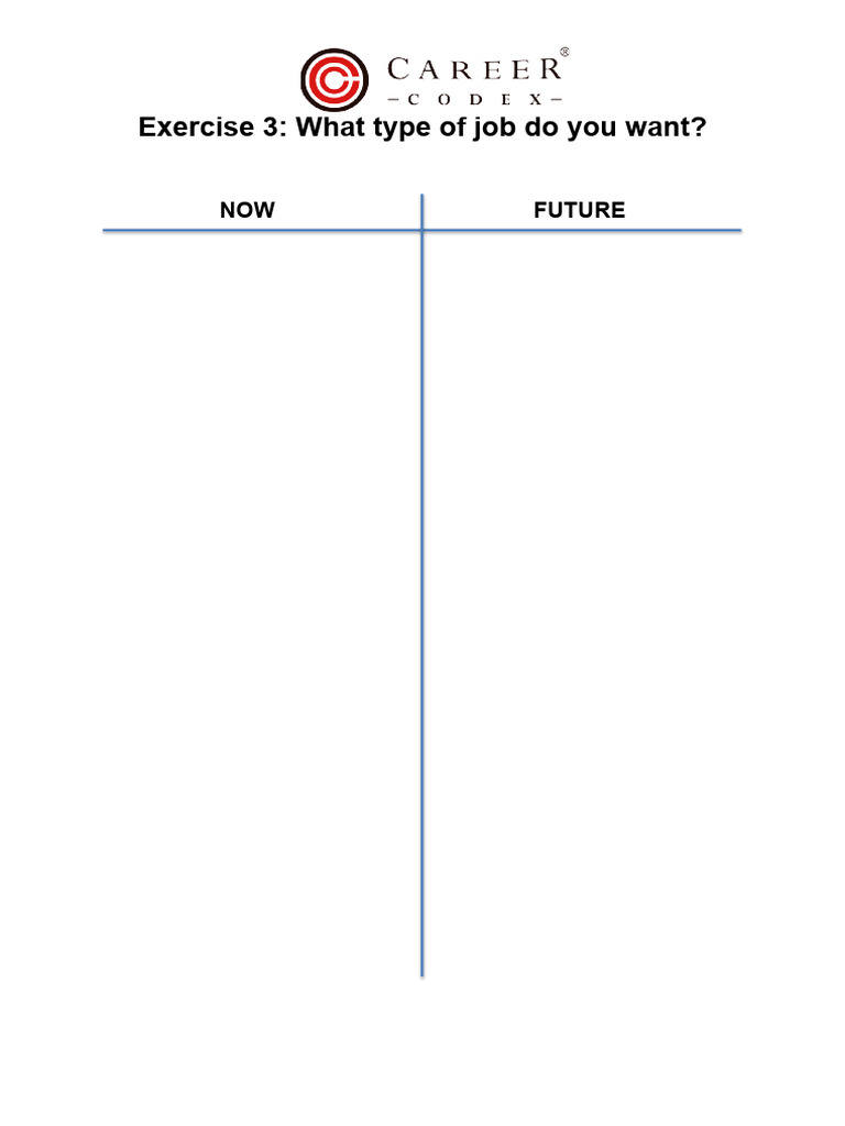 Template - Planning Exercise 3 | PDF