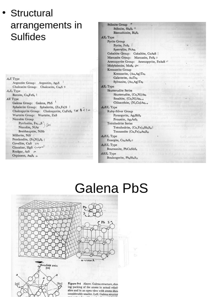 Lecture 4 Supplement Sulfide Structure Bku | PDF