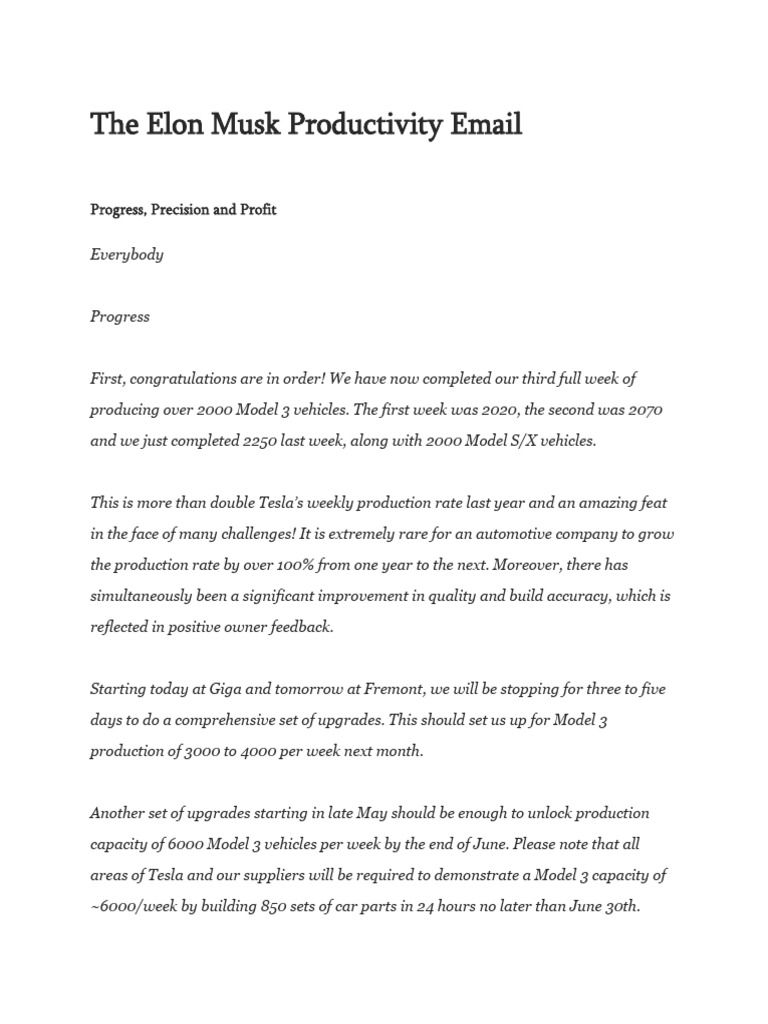 Tesla's Path to 6000 Model 3 Weekly | PDF