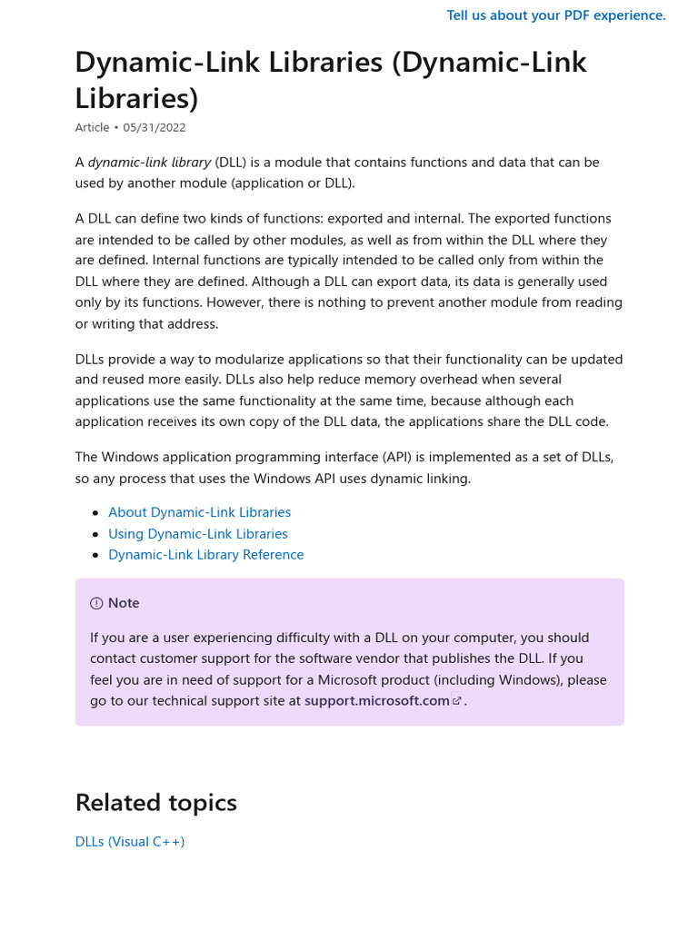 Understanding DLLs in Windows 7 | PDF | Library (Computing) | Windows ...
