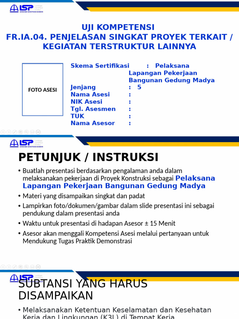 Form Pelak Gedung Madya (J-5) | PDF