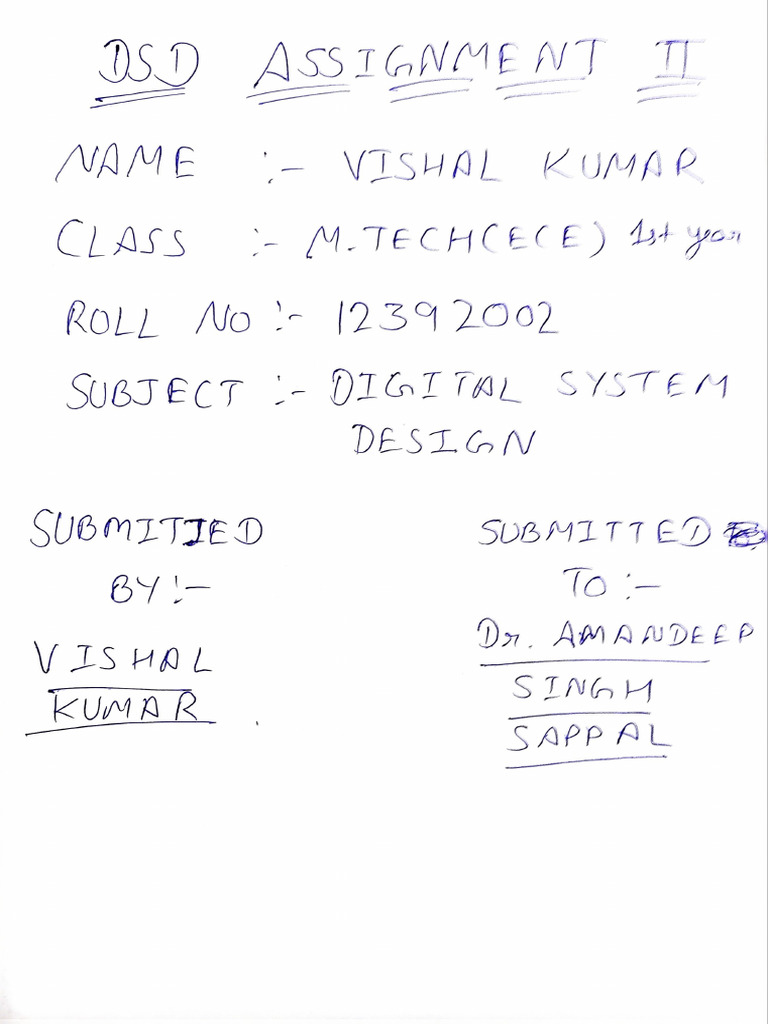 DSP Assignment 2 Solutions | PDF