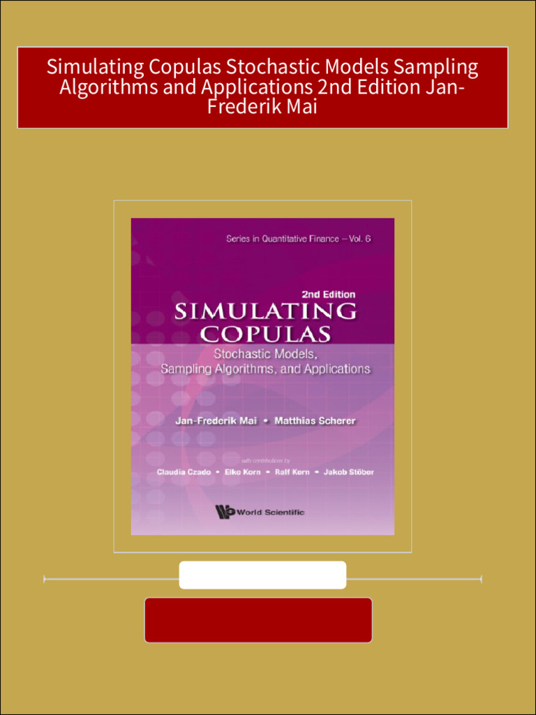 Immediate Download Simulating Copulas Stochastic Models Sampling ... Immediate Download Simulating Copulas Stochastic Models Sampling ...