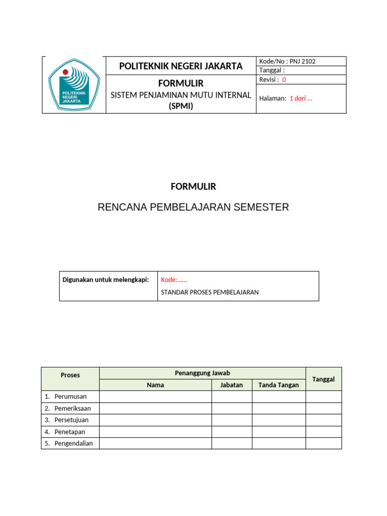 RPS Pancasila Baru | PDF