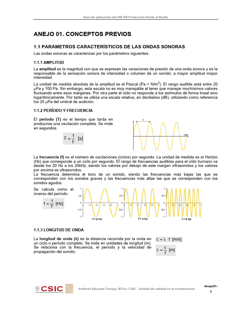 Conceptos - Previos | PDF | Sonido | Decibel