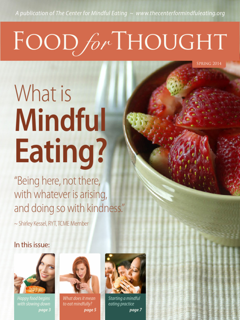 FFT Newsletter 2014 Spring What Is Mindful Eating | PDF | Mindfulness ...