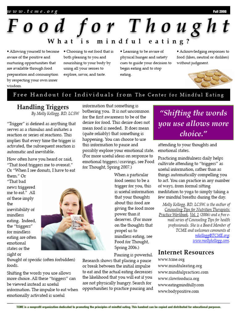 FFT Hand Out 2008 Fall Handling Trigger | PDF | Psychological Concepts ...