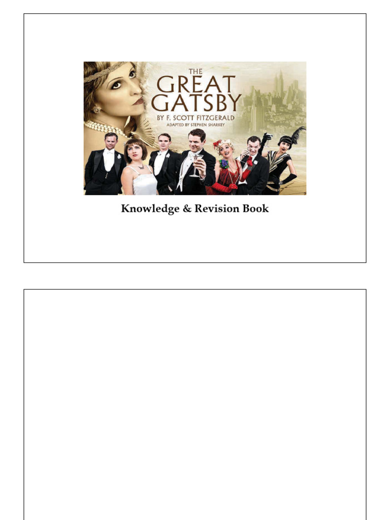The Great Gatsby: Context & Analysis | PDF | The Great Gatsby | F ...