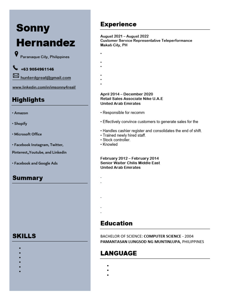 My Resume PDF | PDF