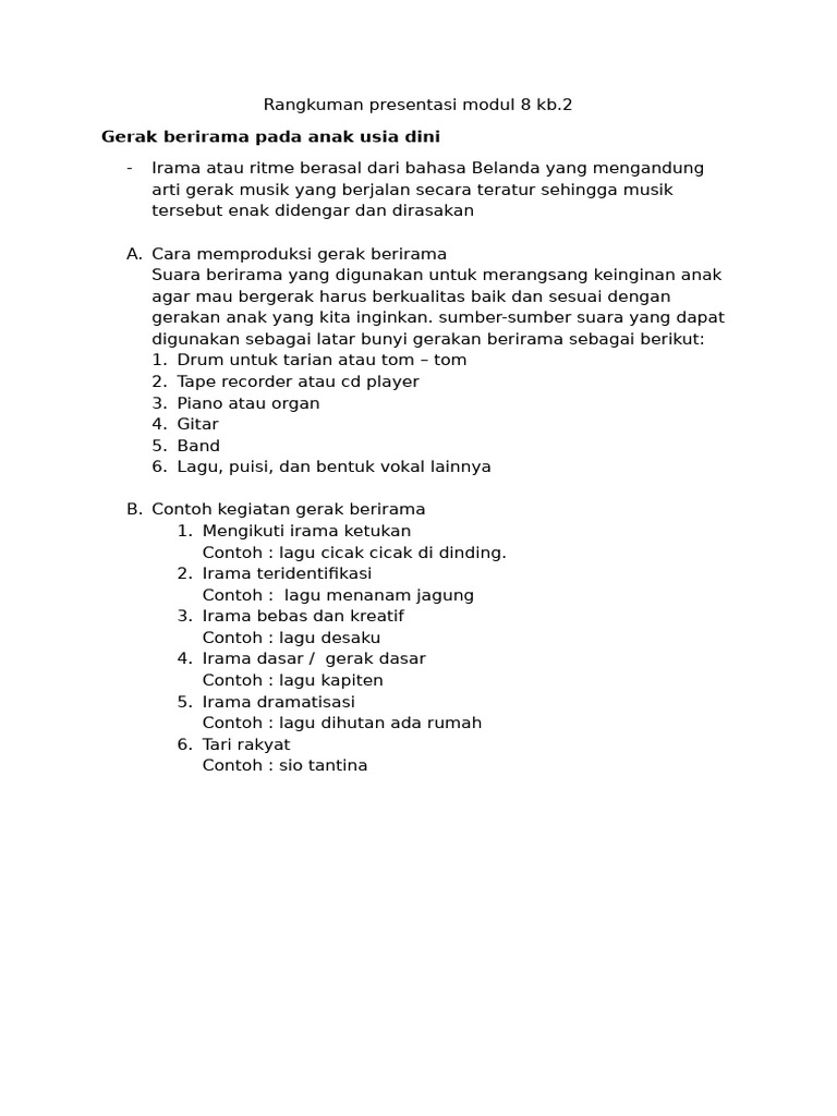 Rangkuman Presentasi Modul 8 KB 2 | PDF