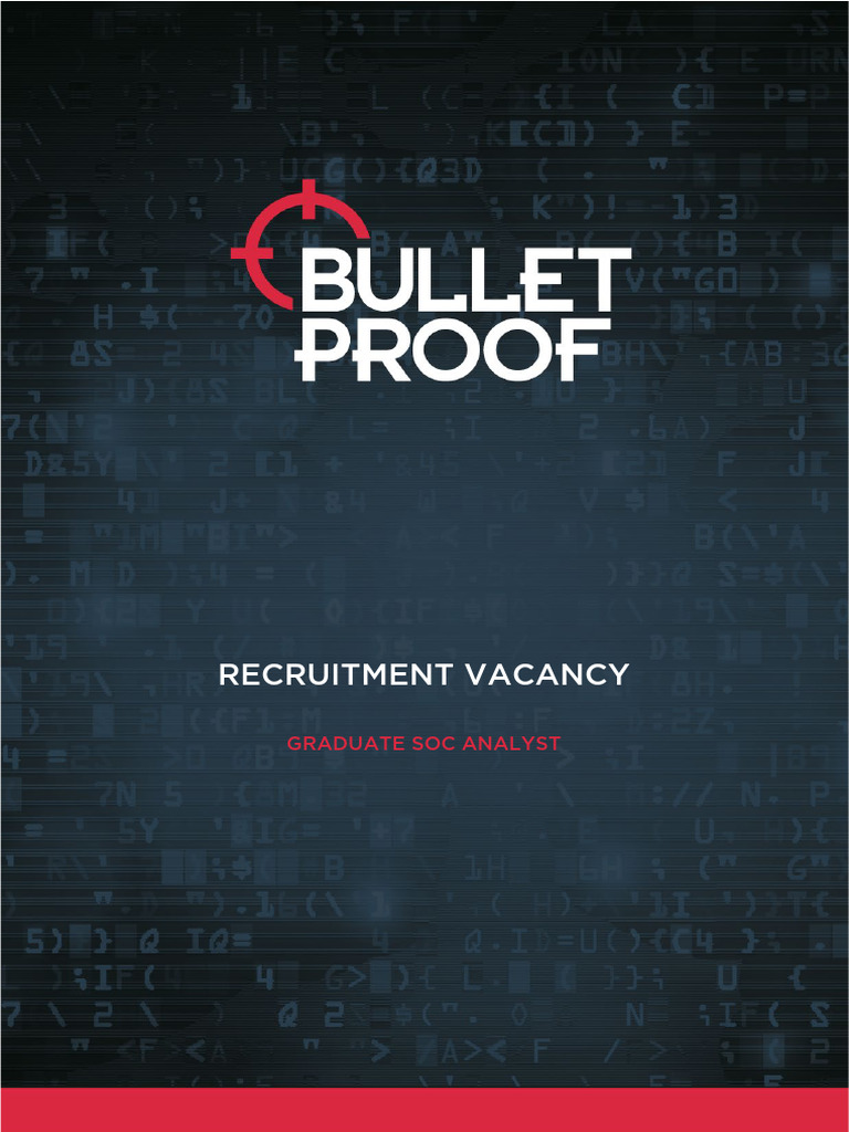 Bulletproof Graduate Soc Analyst v3 | PDF | Computer Security | Security