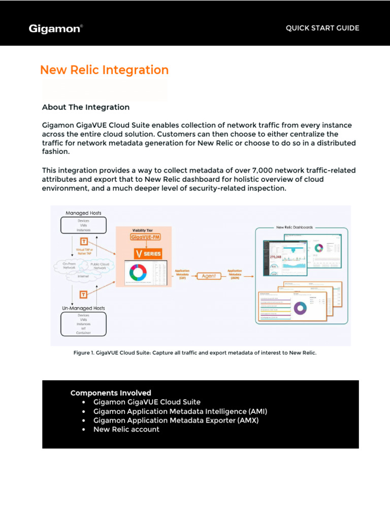 New Relic and Gigamon Integration Guide | PDF | Metadata | Cloud Computing