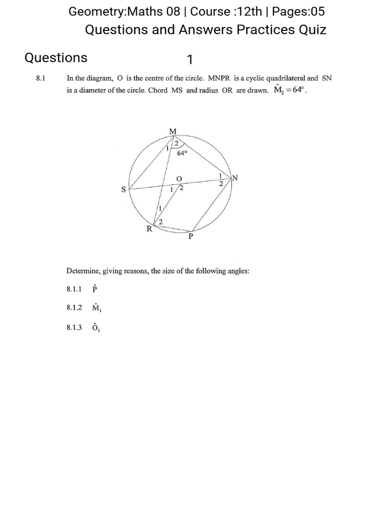 Geometry Maths | PDF | Mathematics | Geometry