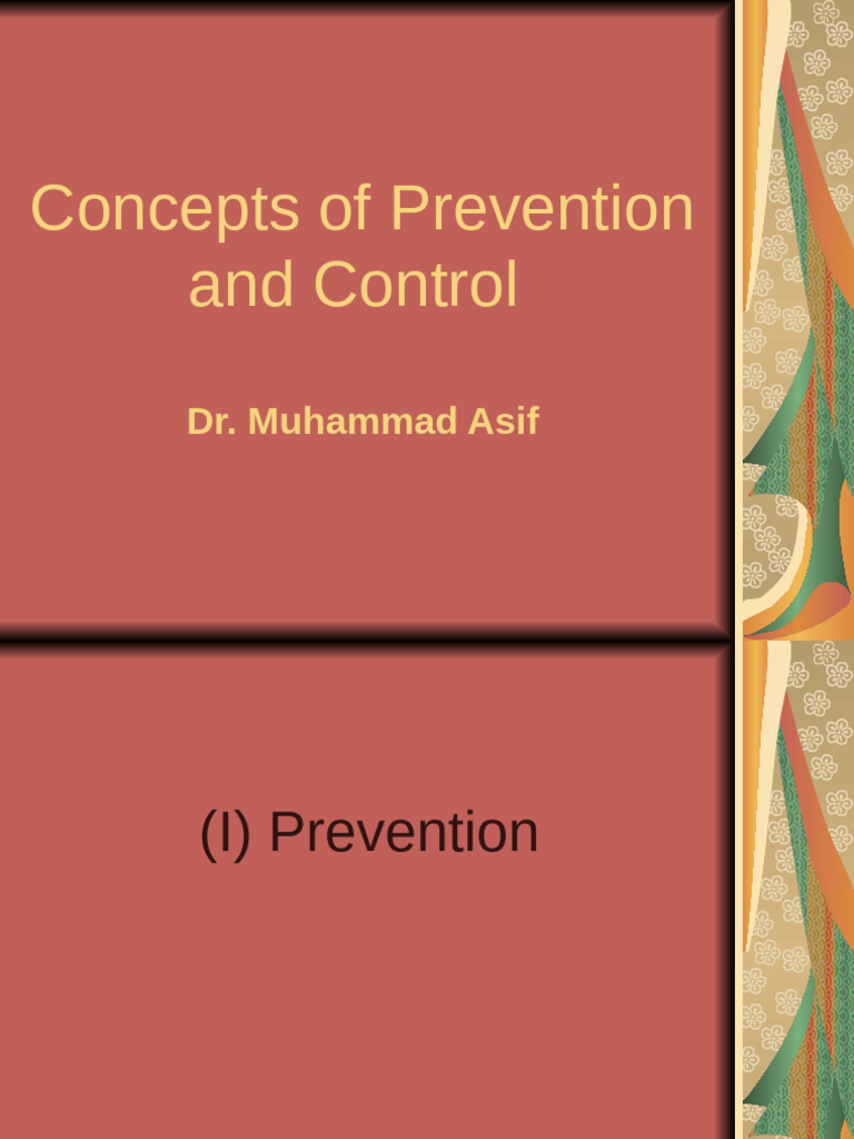 Prevention and Control of Diseases | PDF | Preventive Healthcare ...