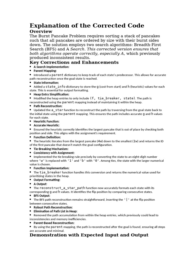 Explanation Of The Corrected Code2 Pdf Algorithms And Data 4734