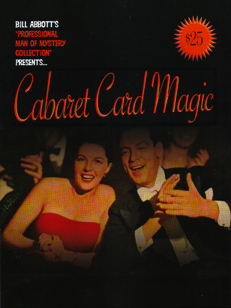 Bill Abbott - Cabaret Card Magic | PDF