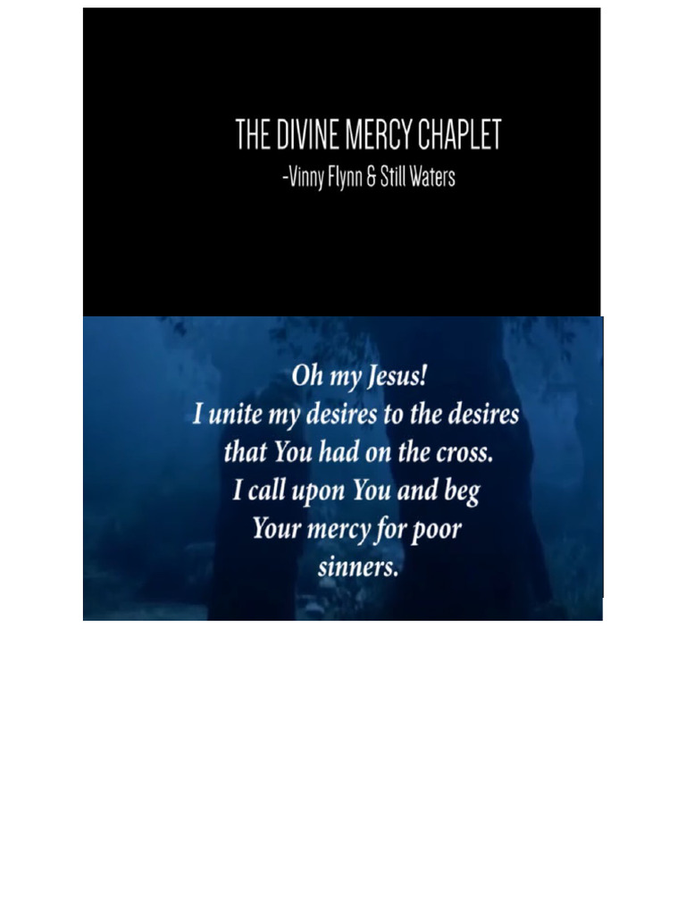 Divine Mercy Chaplet | PDF