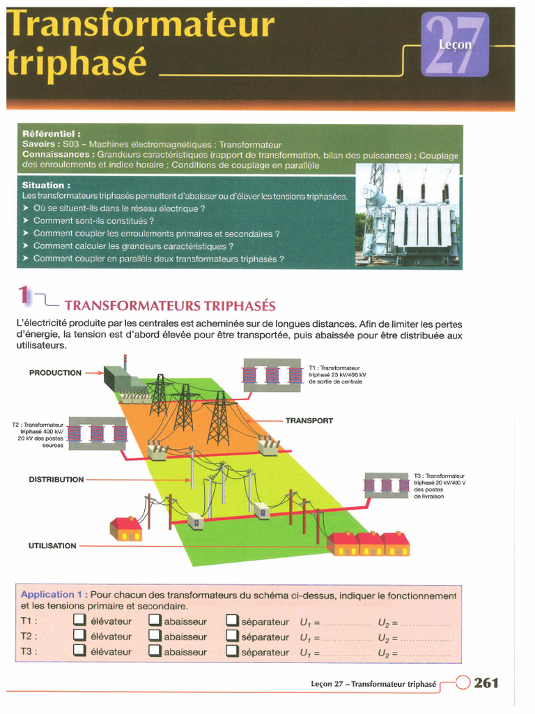 6L27-Transformateur Triphasé | PDF