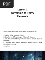 Lesson 2 Formation of Elements Stellar Nucleosynthesis | PDF | Stars ...