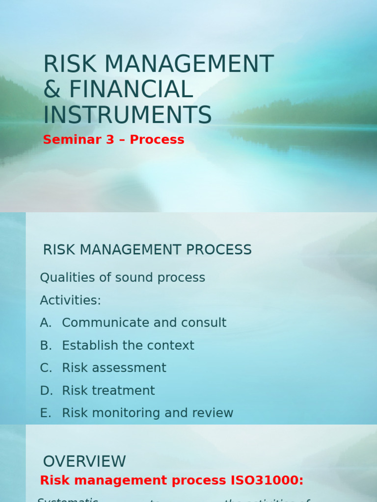 3 Process | PDF | Risk | Risk Assessment