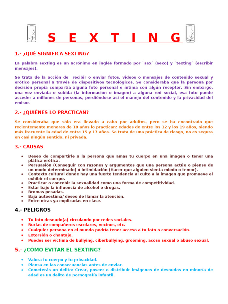Sexting 1 | PDF