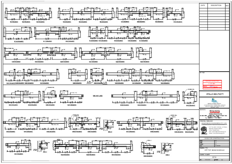 S712 - STP Top Beam Schedule | PDF