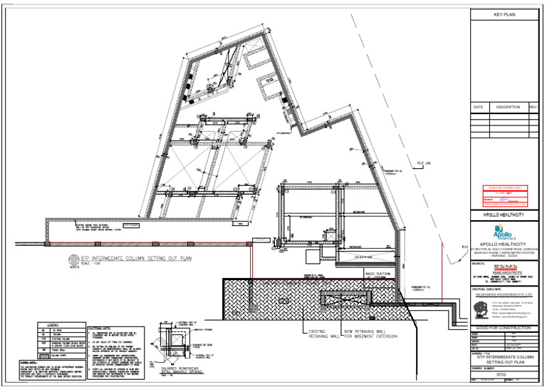 s703 - STP Intermediate Column Setting Out Plan | PDF