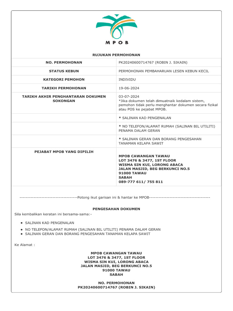 Pembaharuan Lesen | PDF